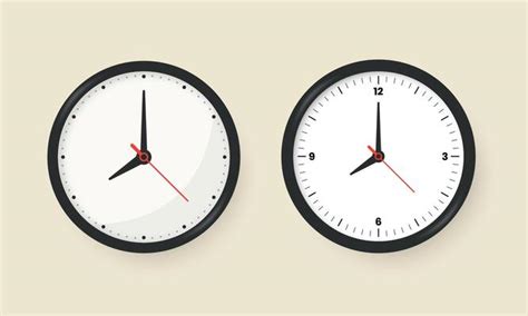 Analog Clock Vector Art Icons And Graphics For Free Download