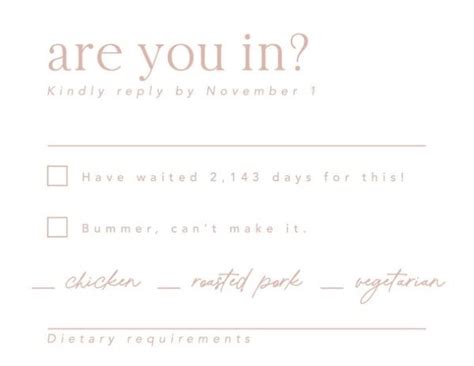 55 Rsvp Response Wording Examples That Sound Great Weddings And Brides