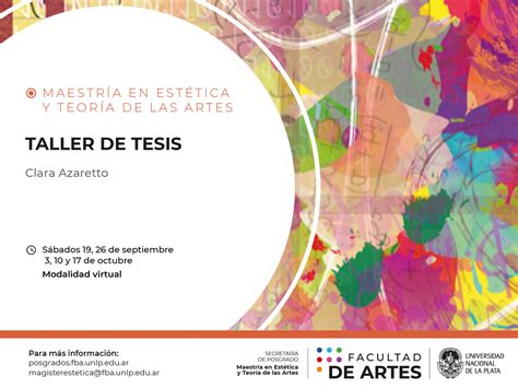 Posgrado Fda 📕 Maestría En Estética Y Teoría De Las Facebook