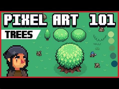 How To Draw A Pixel Art Tree