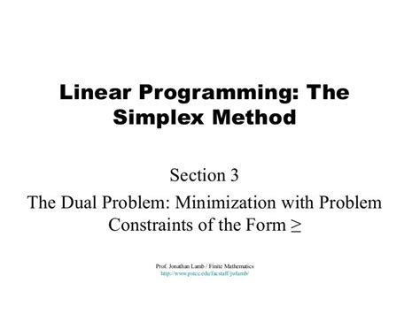 Lp Simplex 3