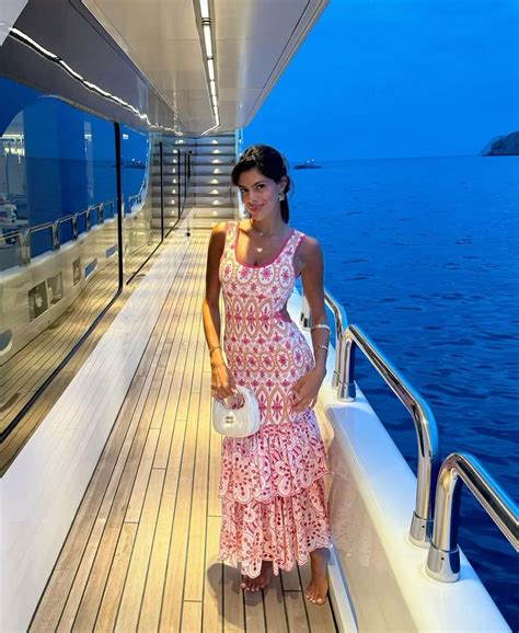 Yacht Dinner Outfit Yacht Formal Dress Resort Glam Tiered Midi Dress