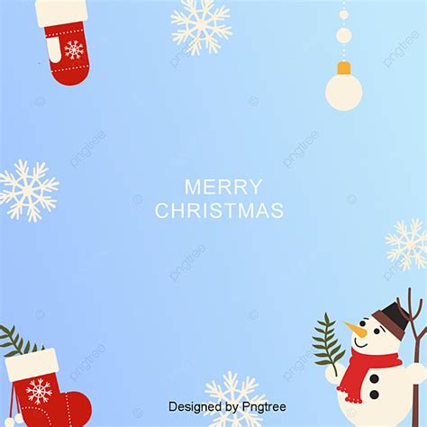 맑은 단색 크리스마스 일러스트 배경 성탄 맑은 겨울 크리스마스 Png 일러스트 및 Psd 이미지 무료 다운로드 Pngtree