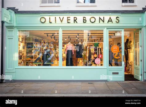 London December 2022 Oliver Bonas Store Signage A British Fashion