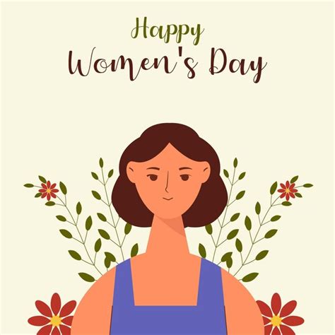Premium Vector Happy Womens Day Vector Illustration