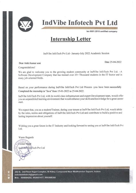 Ankit Soni On Linkedin Completed Internship In Software Development