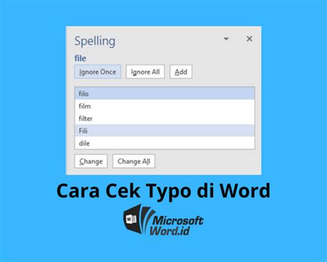 Begini Cara Cek Typo Di Word Gampang