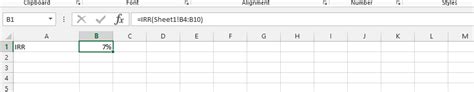How To Calculate Irr In Excel Best Excel Tutorial