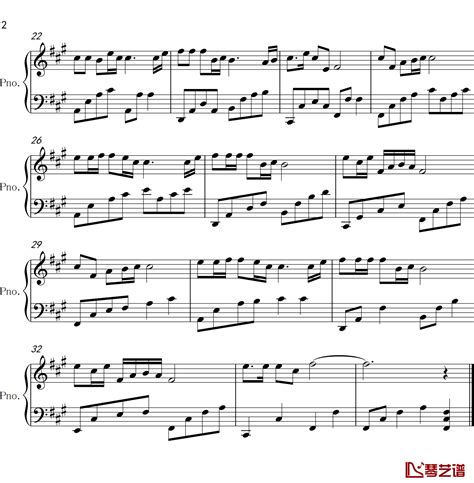 酒醉的蝴蝶钢琴谱 崔伟立演唱 简谱网