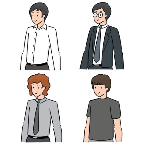 Vector Conjunto De Personas Vector Premium