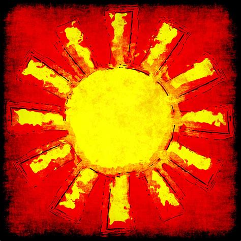 Abstract Sun Drawing