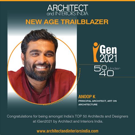 Anoop K Architect And Interiors India