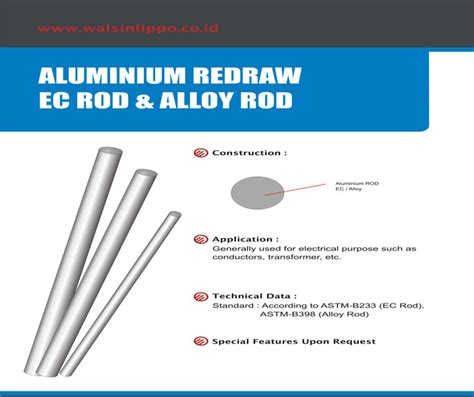 Aluminium Redraw Ec Rod And Alloy Rod Pt Walsin Lippo Industries