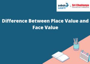 Difference Between Place Value And Face Value Infinity Learn By Sri
