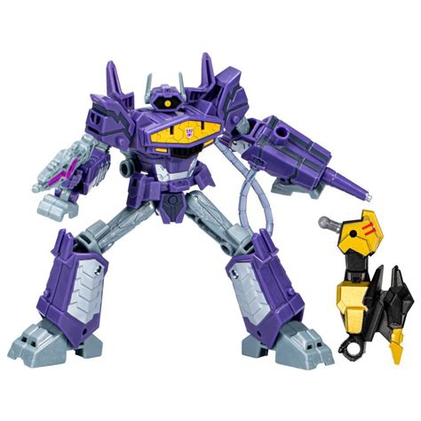 Transformers Toys Earthspark Deluxe Class Shockwave Action Figure