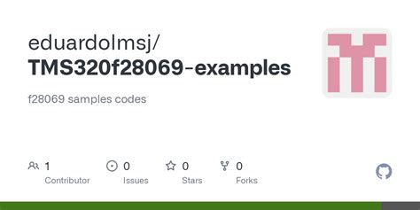 Github Eduardolmsjtms320f28069 Examples F28069 Samples Codes
