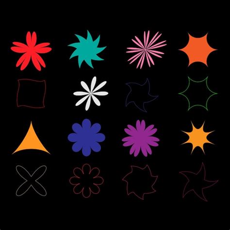 Premium Vector Creative Colorful Shape Design On White Background