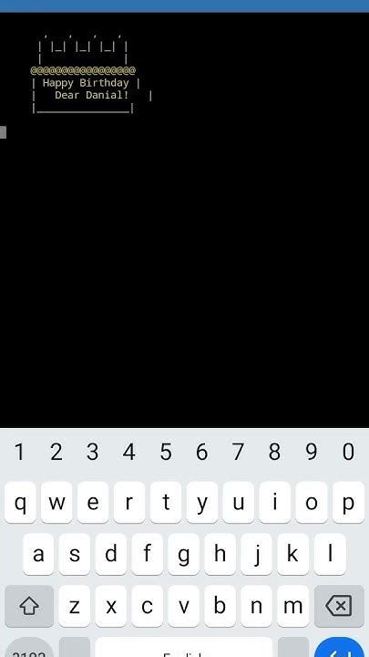 Cute Birthday Surprise Codebirthdaysurprisecodepythonpythoncodeprogrammingfyp Youtube