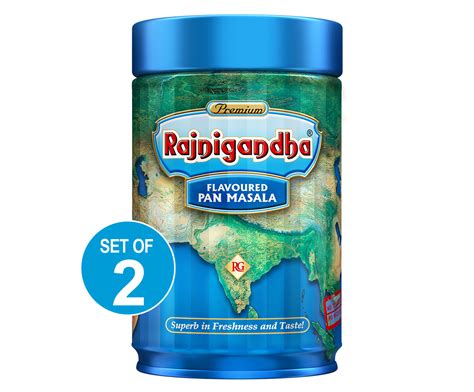 Rajnigandha Pan Masala Premium Flavoured Mouth Freshner Can 100g Pack