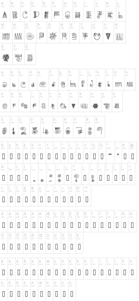 Ladder Writing Font