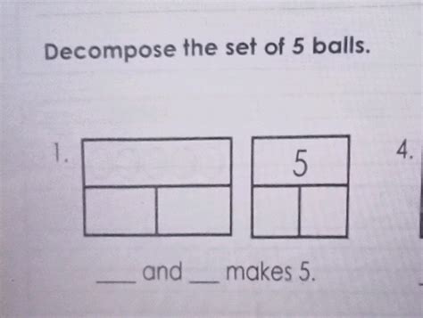 Decompose The Set Of Balls And Makes Studyx