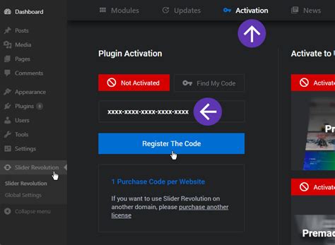 Slider Revolution Multisite Installation Activation And Updates