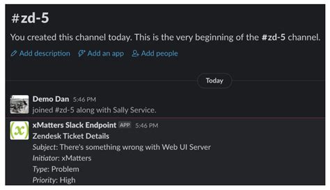 Zendesk Alerts Packaged Workflow Incident Information XMatters