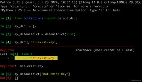 Python使用defaultdict简化值为list的字典 python 将字典初始化为列表 defaultdict CSDN博客