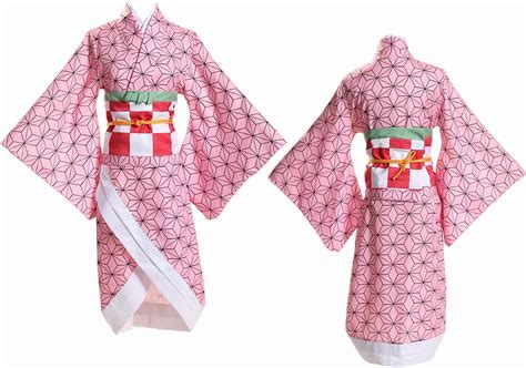 Buy Tanjirou Nezuko Zenitsu Giyuu Cosplay Costume Anime Cosplay Kimono