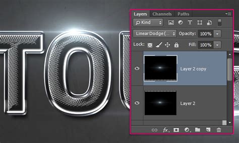 Create A Shiny Textured Chrome Text Effect In Photoshop Photoshop Star