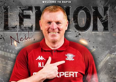 Rapid are un nou antrenor Neil Lennon a semnat până în 2026 oficial