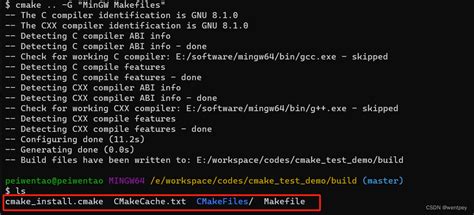 【cmake】wincmakemingw配置 Csdn博客