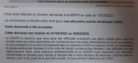 Allocation adulte handicapé Autisme Autres Troubles Amino