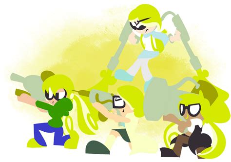 Tg Splatoon Yellow Team By Frost Lock On Deviantart