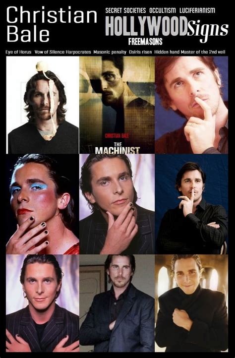 Christian Bale With Masonic Hand Signs Rsaturnstormcube