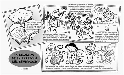 Recursos para mi clase PARÁBOLA DEL SEMBRADOR Y EXPLICACIÓN DE LA PARÁBOLA DIBUJOS