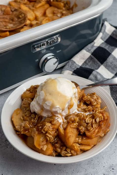Crock Pot Apple Crisp Slow Cooker Meals
