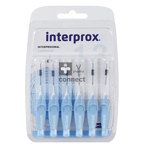 Interprox Premium Cylindric Bleu Clair 3 5 Mm Brosse Interdentaire 6 Pièces