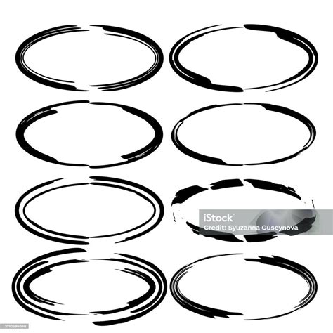 검은 Empy 그런 지 프레임의 집합입니다 벡터 일러스트입니다 0명에 대한 스톡 벡터 아트 및 기타 이미지 0명 거친 구 Istock