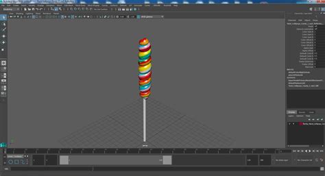 Twisty Hard Lollipop Candy 3d Model 17 3ds Blend C4d Fbx Obj