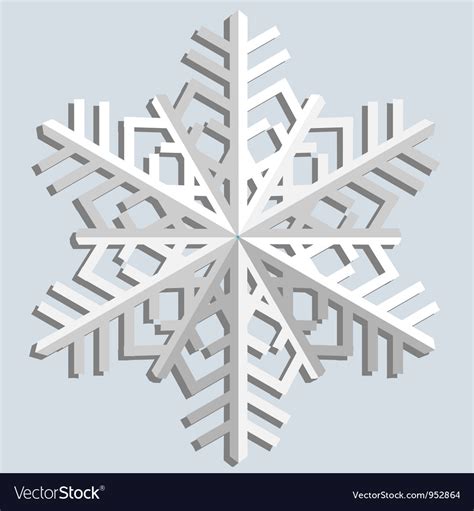 Snowflakes Royalty Free Vector Image Vectorstock