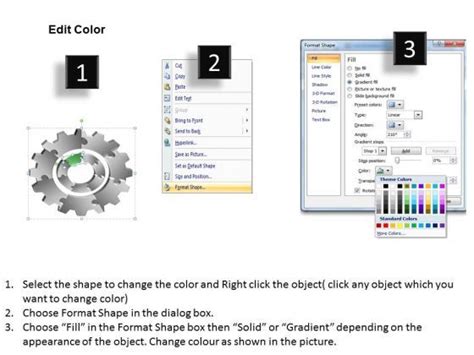 Seven Staged Gear Diagram Ppt Business Plans For Small Powerpoint Slides