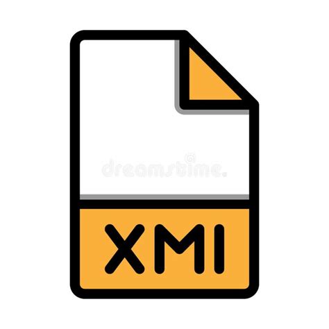 Xml File Type Format Icon Extension Document Files Icons Symbol With Flat And Outline Style