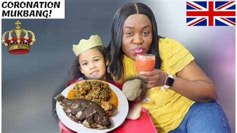 Nigerian Fufu And Egusi Mukbang Coronation Meal Youtube