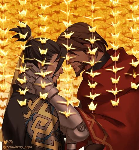 Hanzo And Cassidy Overwatch And 1 More Drawn By Strawberrynapa