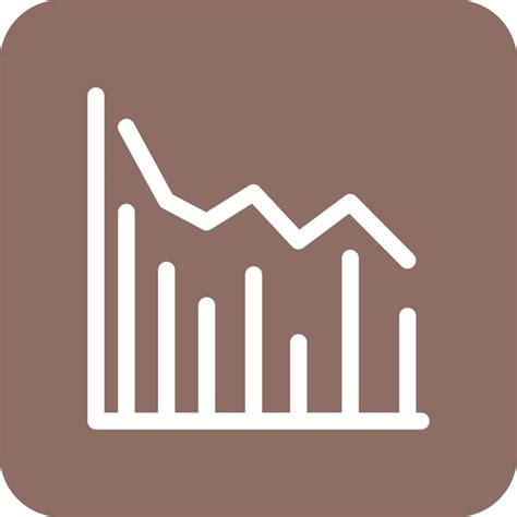 Premium Vector Declining Line Graph Icon Vector Image Can Be Used For Infographics