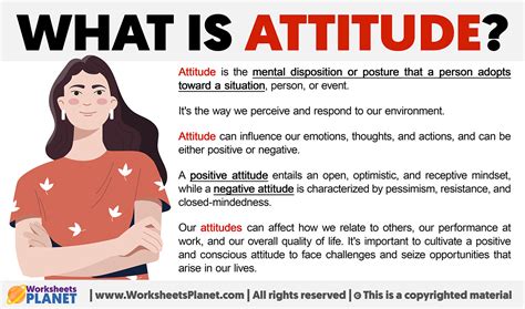 What Is Attitude Definition Of Attitude