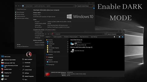 How To Enable Windows 10 Dark Mode Hindi Youtube