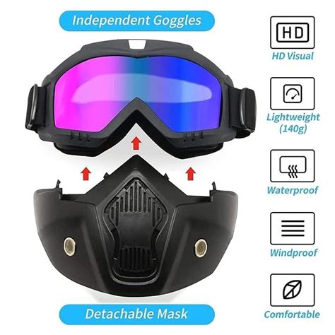Заштитни очила со маска и филтер Mkmarket