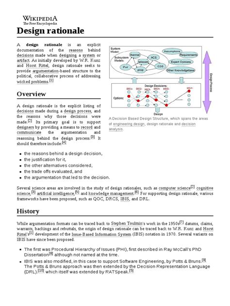 Design Rationale Pdf Computing Systems Engineering